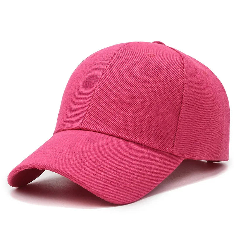 Pink Baseball Cap Adjustable Addicaps